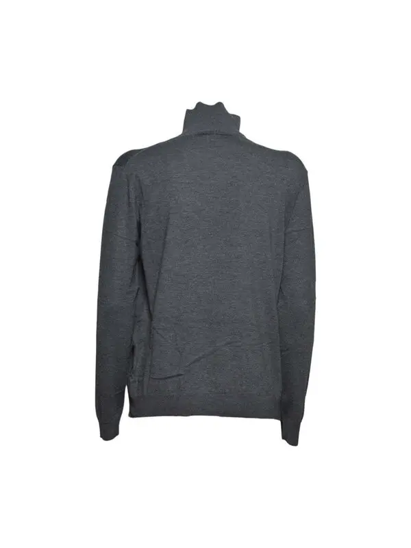 Max Mara Kiku Ribbed Turtleneck Sweater - Dark Grey