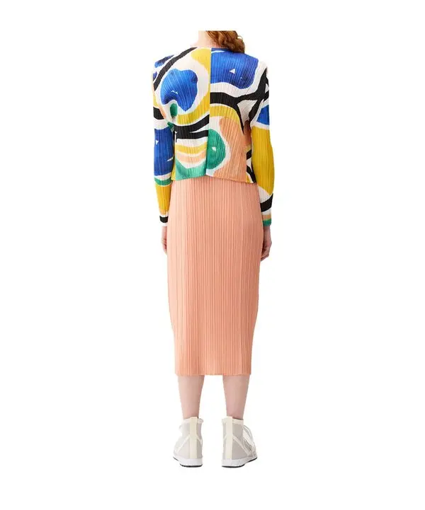 Issey Miyake Pleated Cardigan