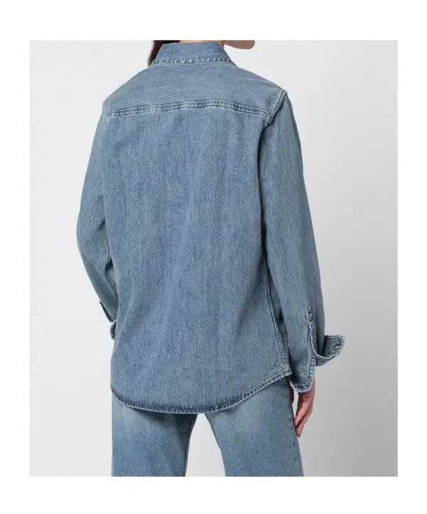 AMI Paris Long-sleeved Denim Shirt