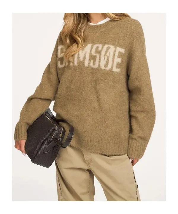 SAMSOE SAMSOE Crew Neck Straight Sweater