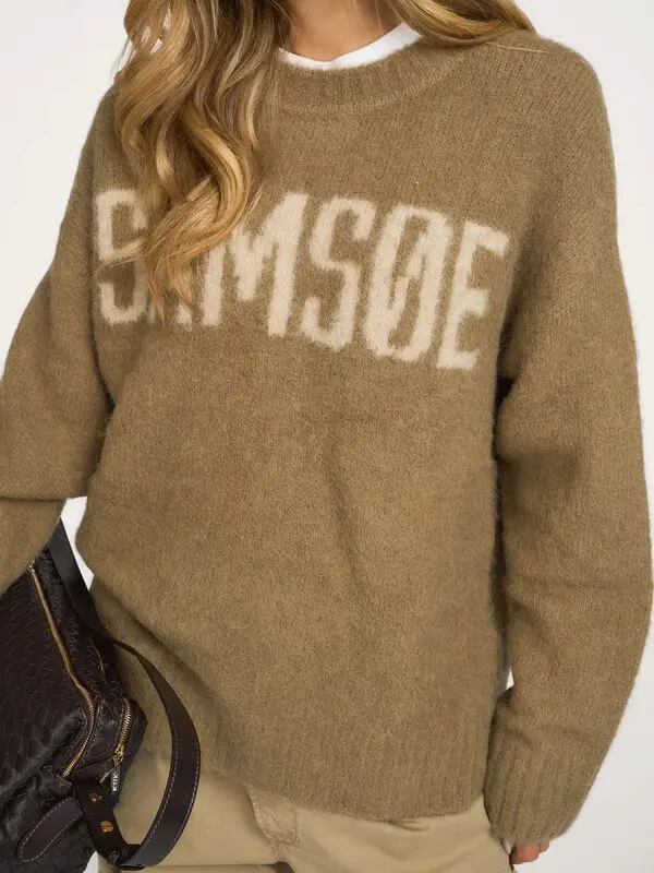 SAMSOE SAMSOE Crew Neck Straight Sweater