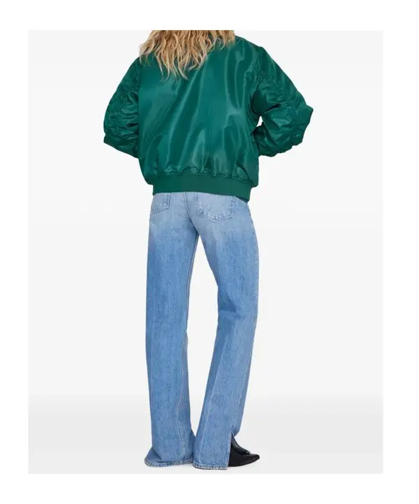 ANINE BING Leon Bomber Deep Emerald - Green