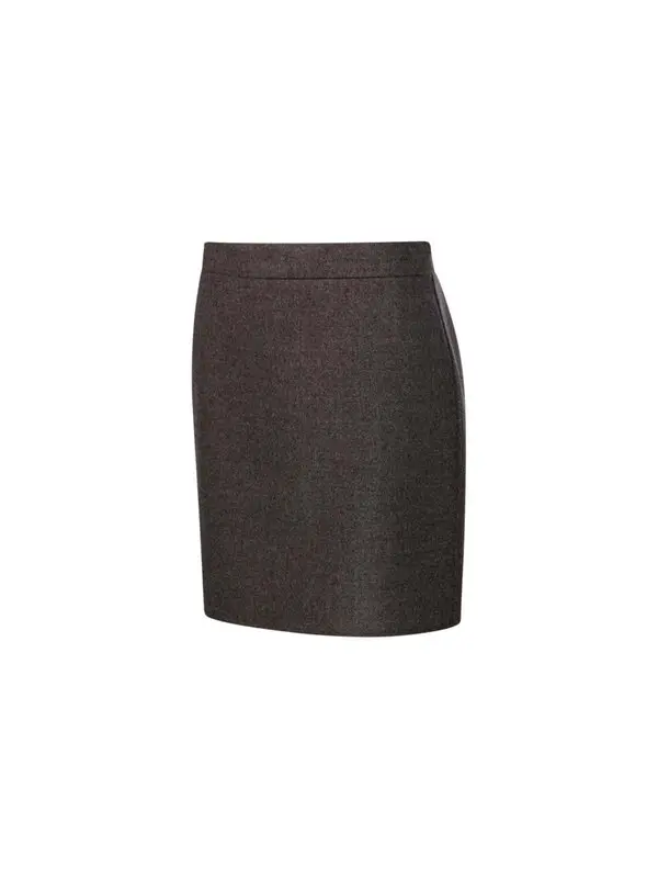 Max Mara Mxsacinoso Double Felt Mini Skirt