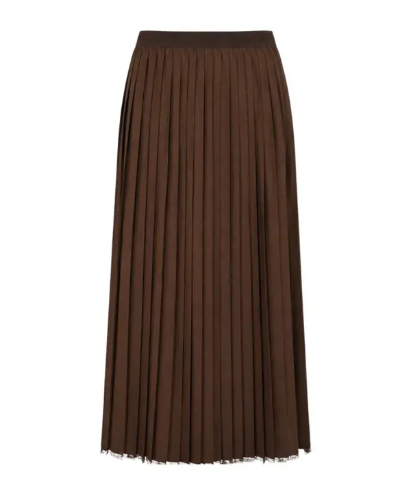 TWINSET Pleated Midi Skirt
