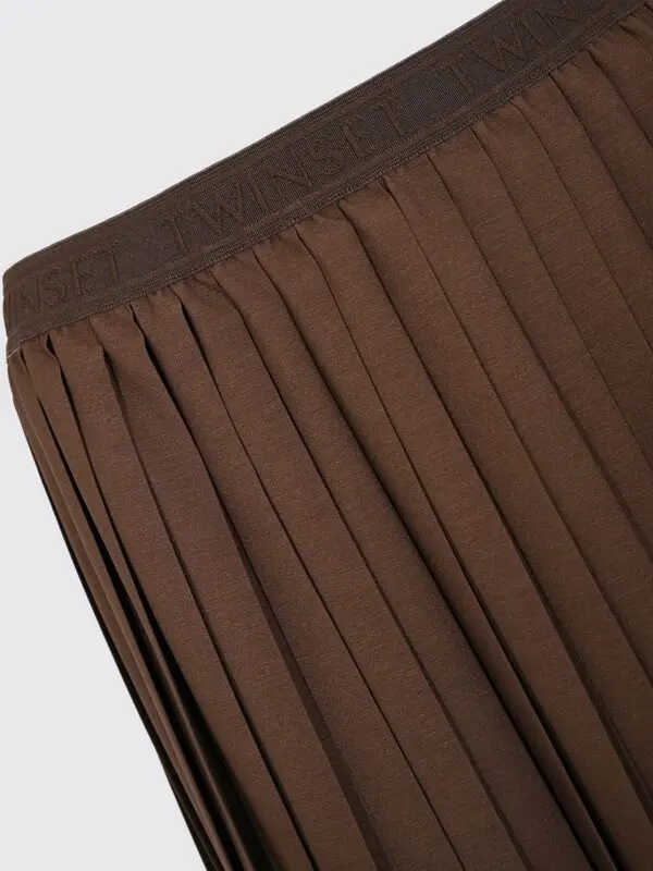 TWINSET Pleated Midi Skirt