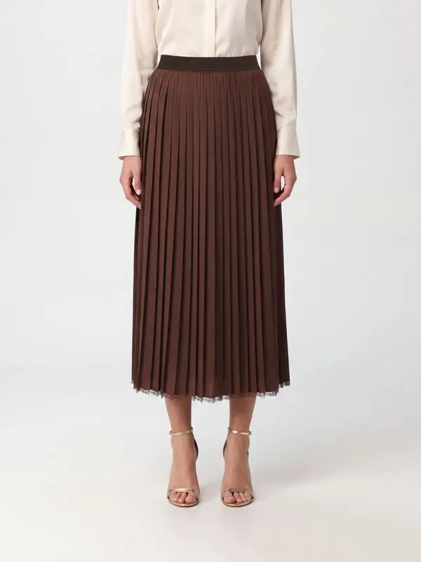 TWINSET Pleated Midi Skirt