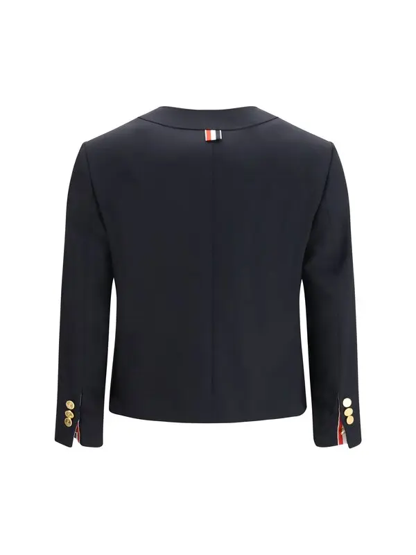 Thom Browne Hopsack Cardigan Jacket