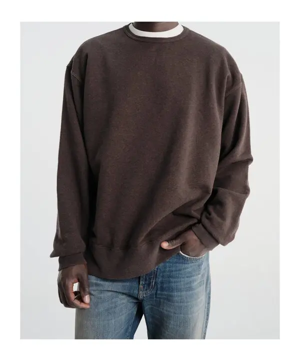 MAISON MARGIELA Denim-patchwork Crew-neck Sweatshirt