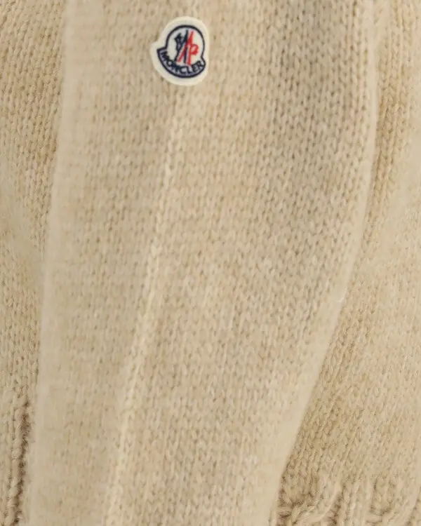 Moncler Ribbed Mock-neck Knitted Sweater