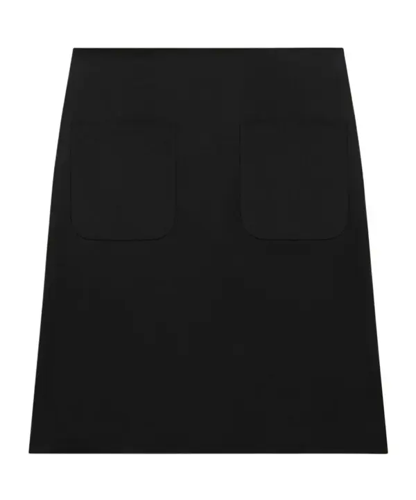 COURREGES Satin-finish Pocket-detail Mini Skirt