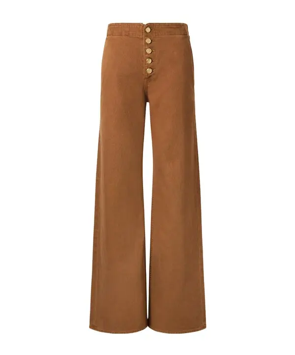 Ulla Johnson Low-rise Wide-leg Jeans