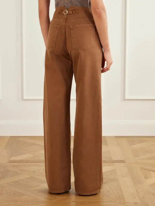 Ulla Johnson Low-rise Wide-leg Jeans