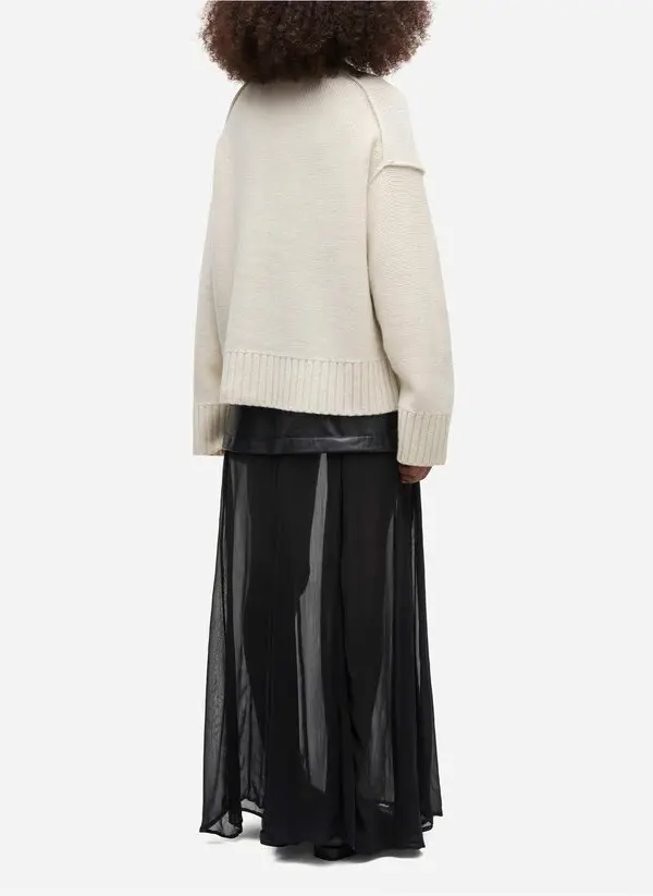 SAMSOE SAMSOE Straight-cut Crew Neck Sweater