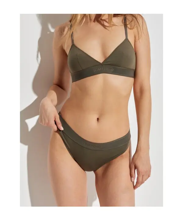 TOM FORD Triangle Bra - Green