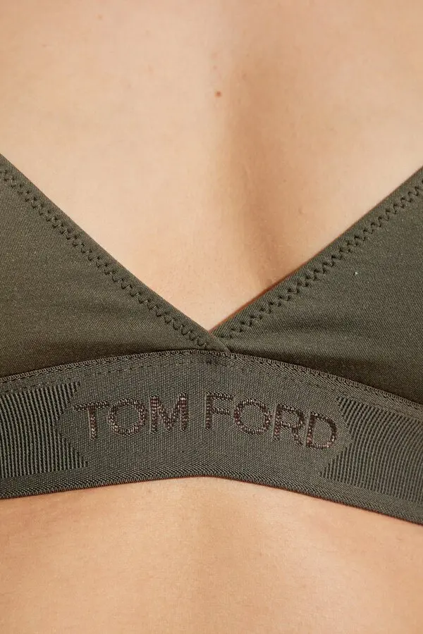 TOM FORD Triangle Bra - Green