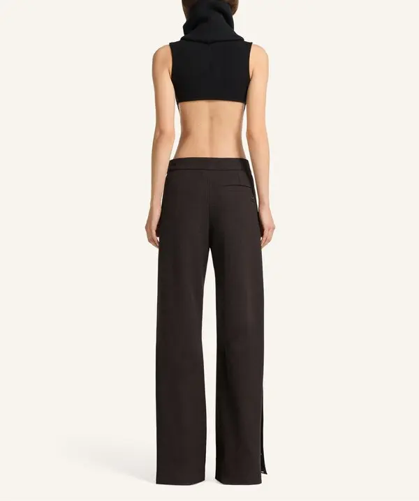 COURREGES High-neck Cut-out Bodysuit
