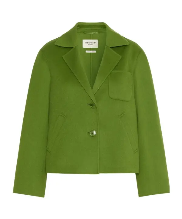 Max Mara Double Wool Cropped Jacket