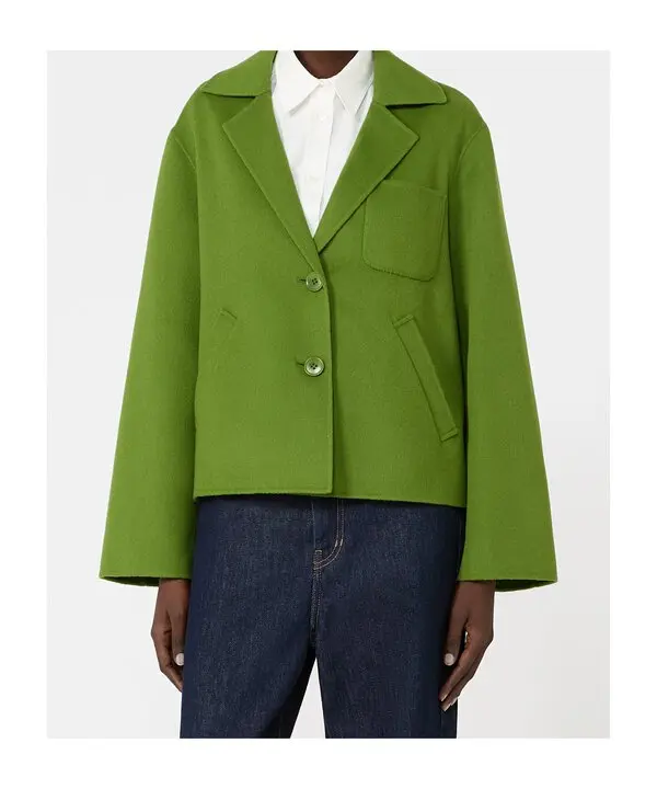 Max Mara Double Wool Cropped Jacket
