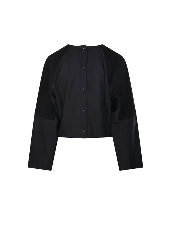 Max Mara Wool Flannel Blouse