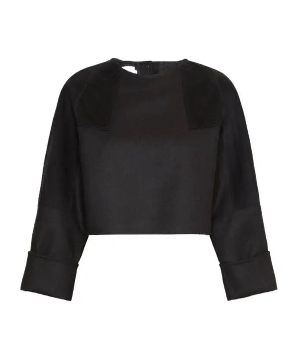 Max Mara Afa Crewneck Blouse - Dark Grey
