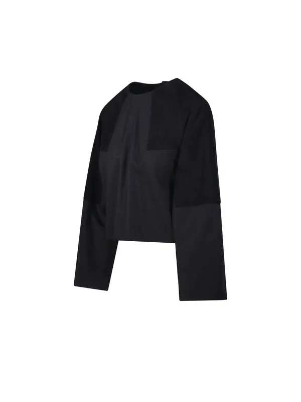 Max Mara Afa Crewneck Blouse - Dark Grey