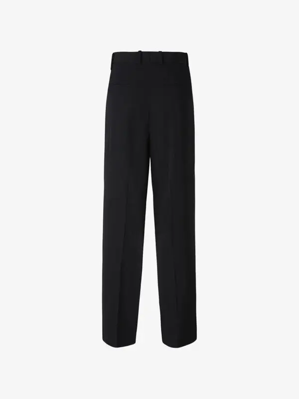 Jacquemus Pleated Herringbone Trousers