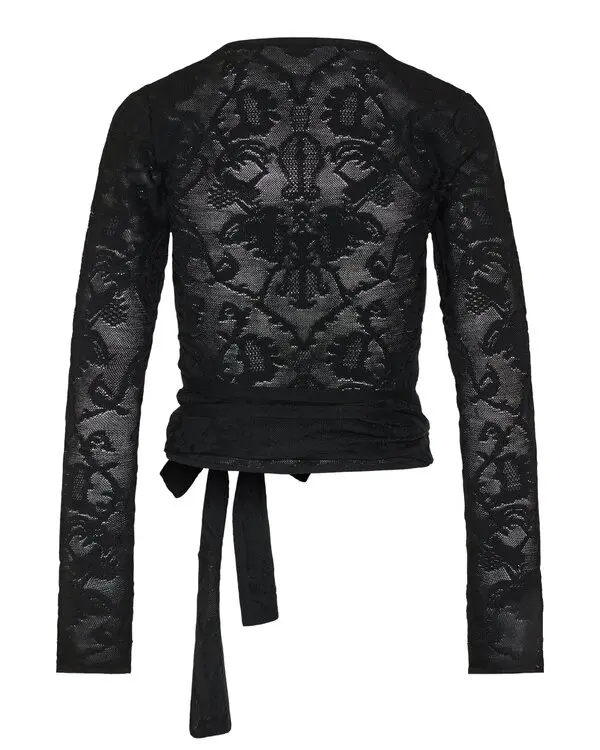 Etro Lace Wrap Cardigan