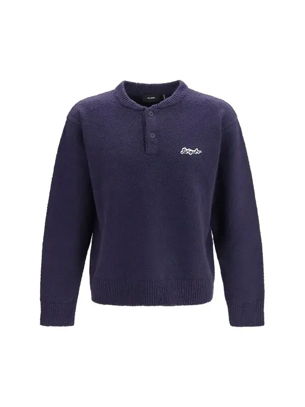 Axel Arigato Tag Crewneck Sweater - Blue