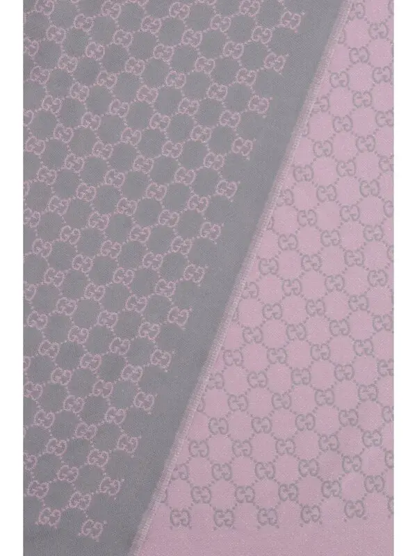 Gucci Miss Stenny Gg Monogram Wool Scarf