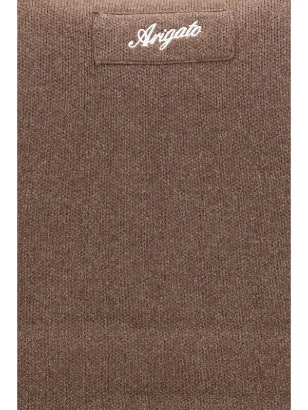 Axel Arigato Core Wool Zip-up Sweater