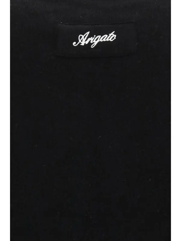 Axel Arigato Core Wool Zip-up Sweater - Black