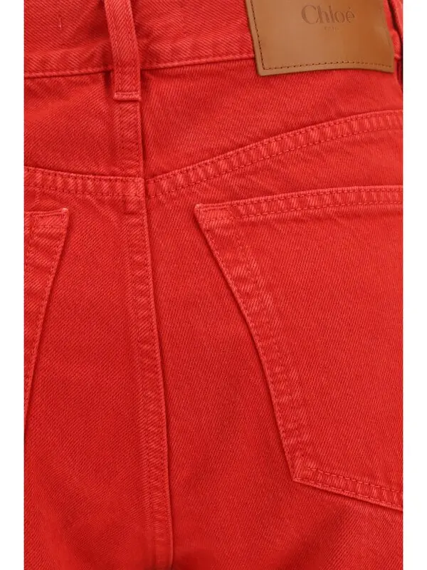 Chloé Cotton Denim Pants