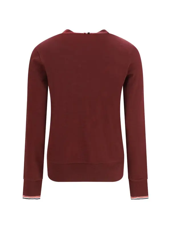 Thom Browne V-neck Merino Wool Cardigan