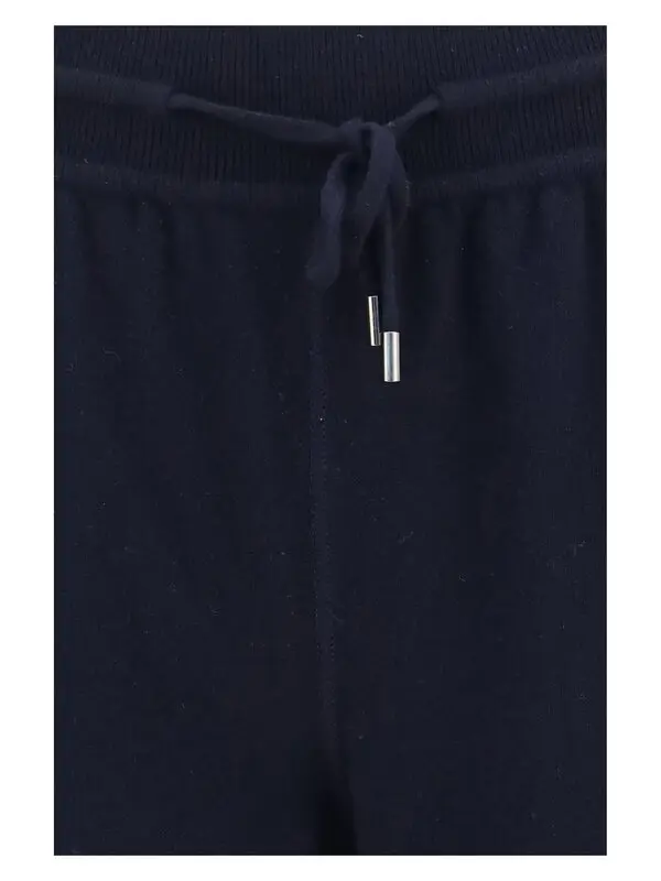 Loro Piana Cashmere Drawstring Pants - Blue