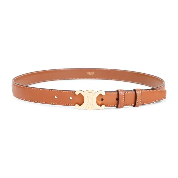 Celine Triomphe Leather Belt