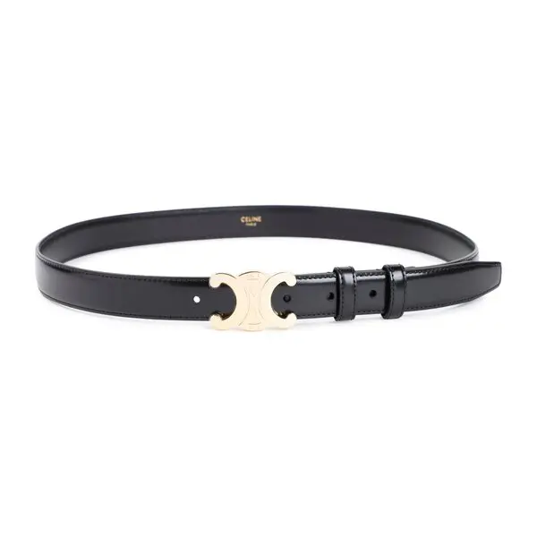 Celine Triomphe Leather Belt