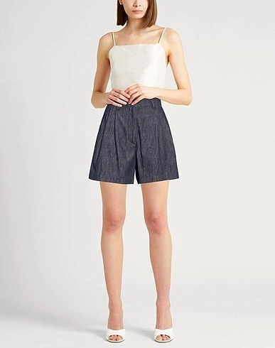 Brunello Cucinelli Dark Denim Shorts