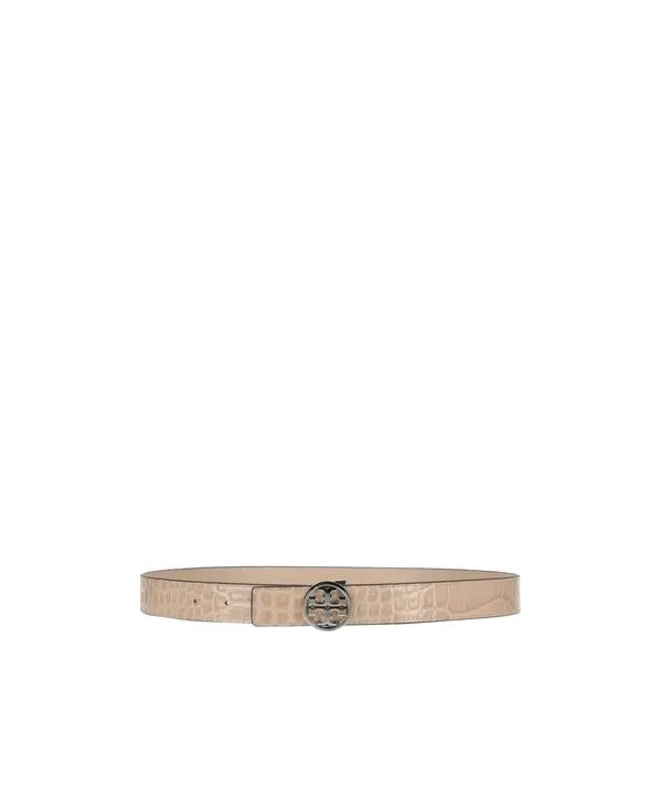 Tory Burch Crocodile Pattern Belt