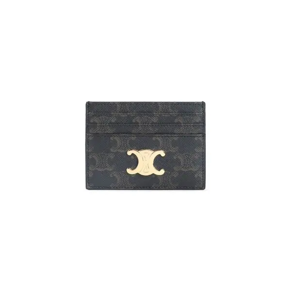 Celine Triomphe Card Holder - Brown
