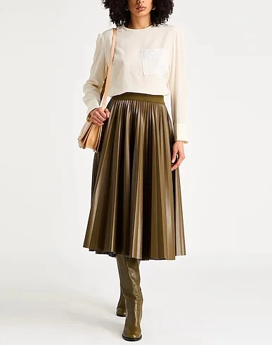 Chloé Solid Color Chiffon Top