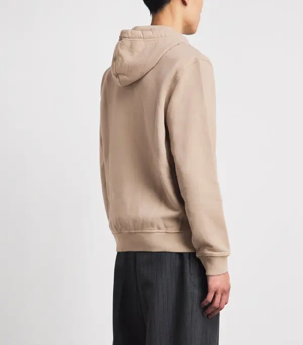Stone Island Cotton Zip-up Hoodie - Brown