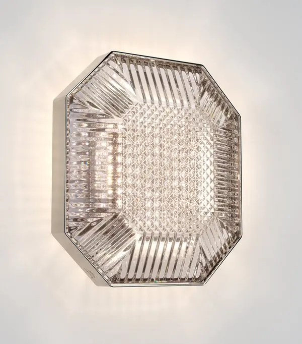THE MARTHA, BY BACCARAT Crystal Octogone Wall Lamp
