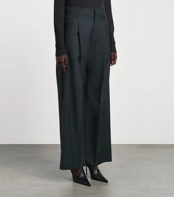 Victoria Beckham Virgin Wool Ethel Trousers