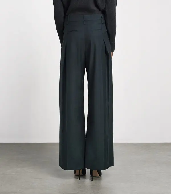 Victoria Beckham Virgin Wool Ethel Trousers