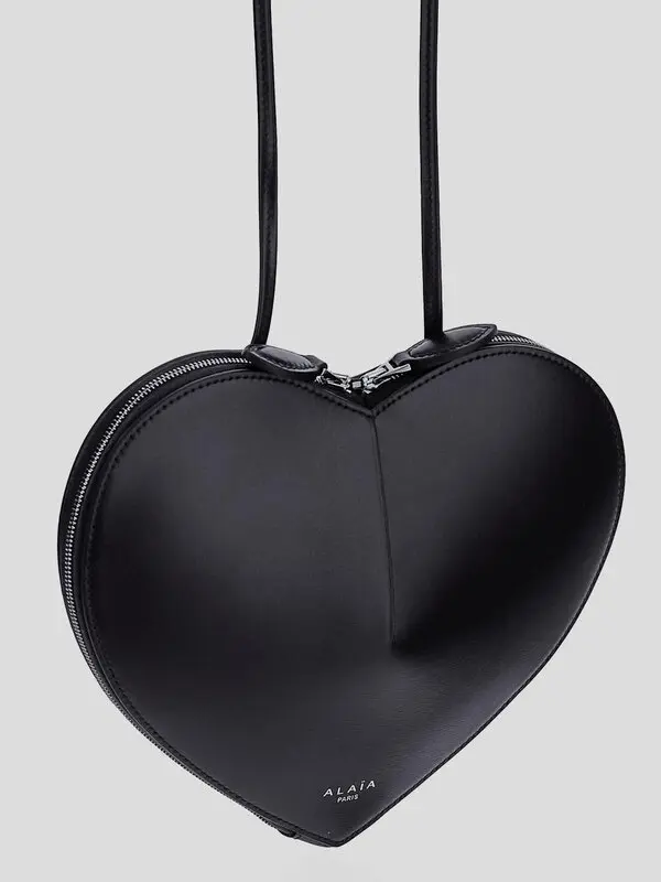 Alaïa Le Cœur Heart-shaped Shoulder Bag - Black