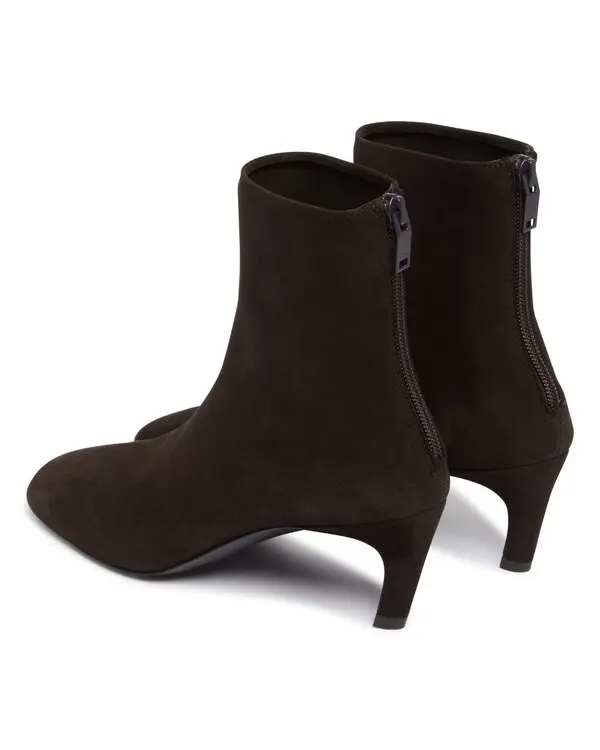 TOTEME Back-zip Mid-heel Ankle Boots