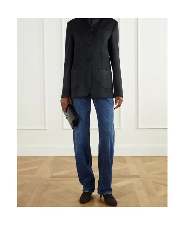 TOTEME Back-zip Mid-heel Ankle Boots