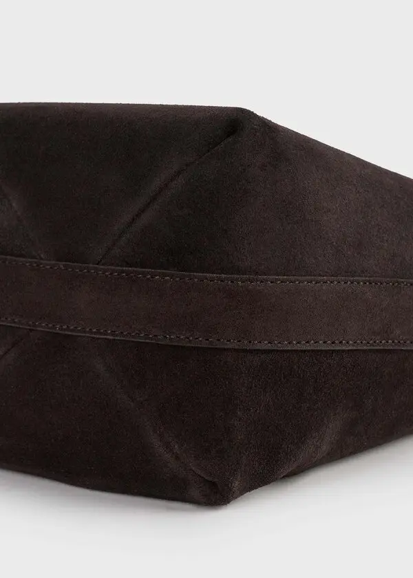 TOTEME Belted Suede Tote Bag