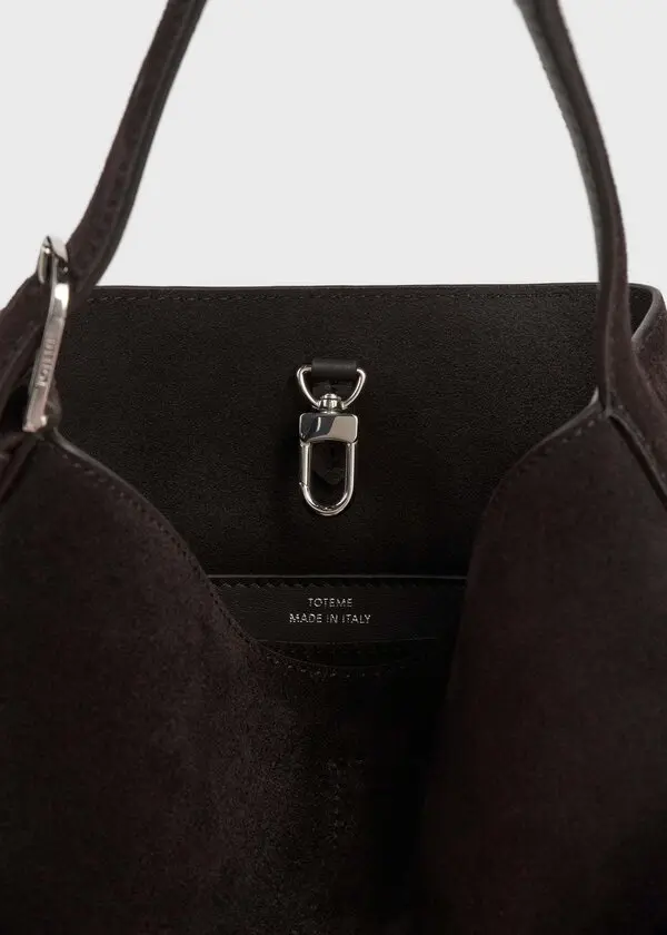 TOTEME Belted Suede Tote Bag