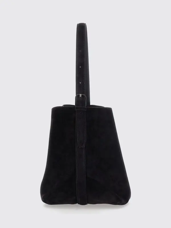 TOTEME Espresso Medium Suede Tote Bag